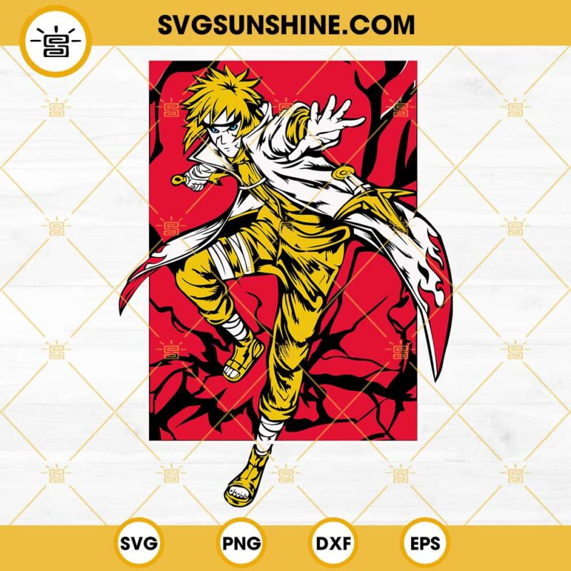 Minato Naruto SVG, Naruto SVG, Naruto Anime SVG PNG DXF EPS