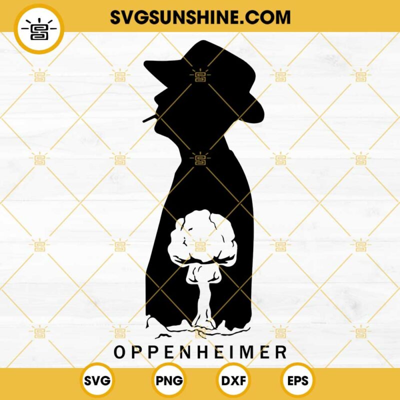 Robert Oppenheimer SVG, Oppenheimer 2023 SVG PNG DXF EPS Cricut Vector