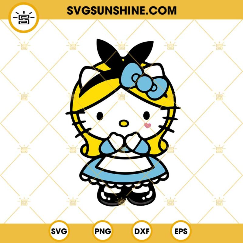 Hello Kitty Cinderella Disney Princess SVG