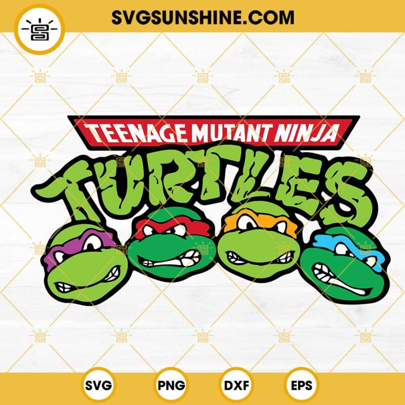 Teenage Mutant Ninja Turtles SVG, Ninja Turtles SVG, Movie SVG PNG DXF ...