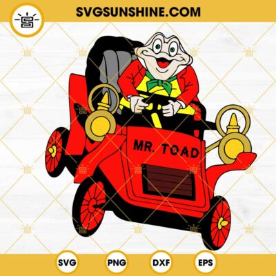 Mr Toad SVG, The Adventures Of Ichabod And Mr Toad SVG, Disney Toad ...