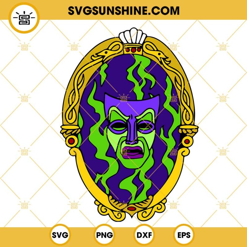 Magic Mirror Disney SVG, The Evil Queen Mirror SVG PNG DXF EPS Digital ...
