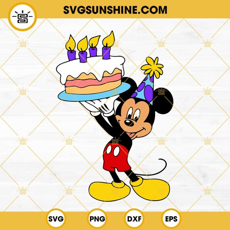 Mickey Mouse Birthday SVG, Birthday Boy SVG, Disney Birthday Party SVG ...