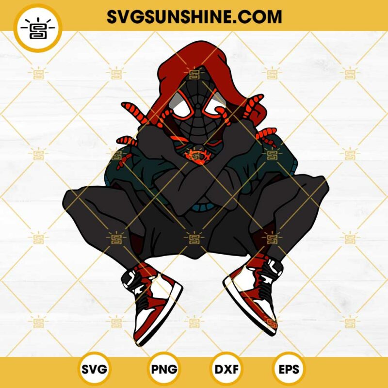 Miles Morales SVG, Spider Man SVG, Superhero Marvel Comic SVG PNG DXF ...