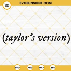 Taylor's Version SVG, Fearless SVG, Taylor Swift Album SVG PNG DXF EPS ...