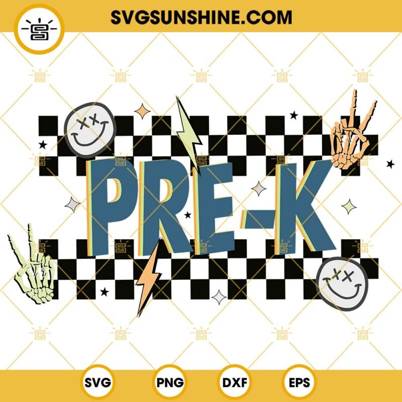 Pre-K SVG, Back To School SVG, First Day Of School SVG, Kindergarten ...
