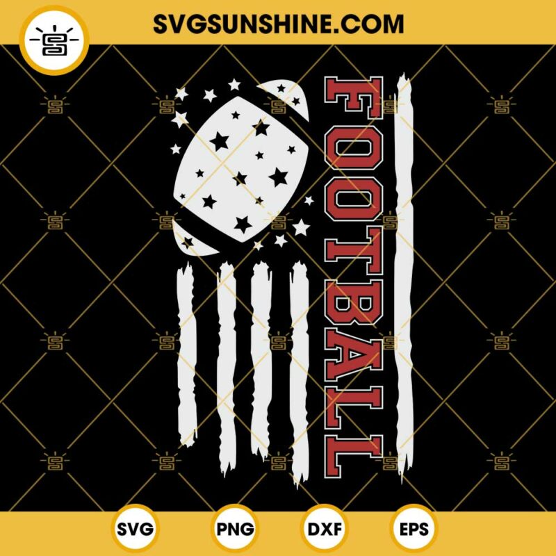 USA Flag Football SVG, American Football SVG, Game Day SVG ...
