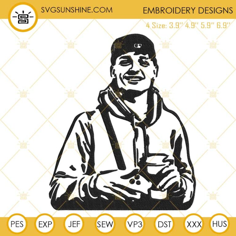 Drake Embroidery Files, Rapper Machine Embroidery Designs