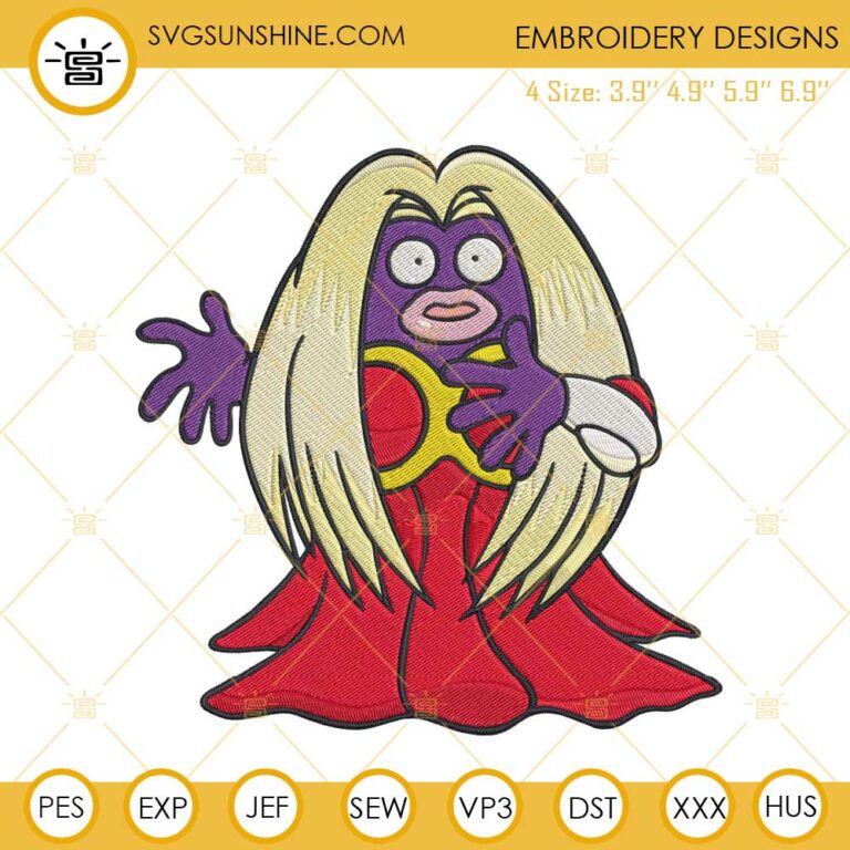 Jynx Pokemon Embroidery Design Files