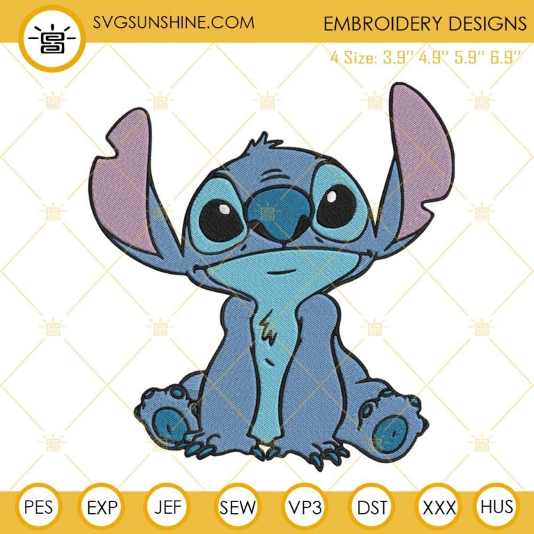 Stitch Embroidery Design, Lilo And Stitch Machine Embroidery File