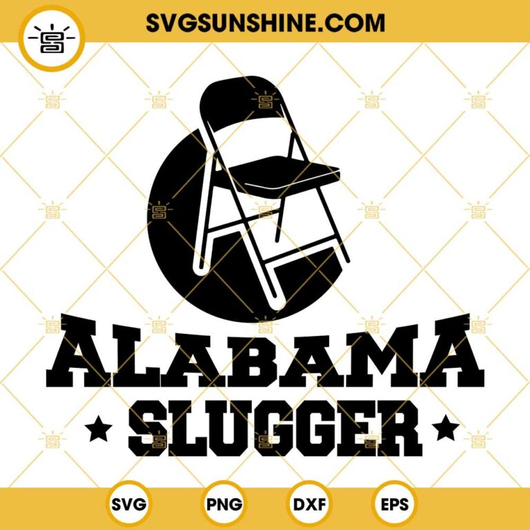 Folding Chair SVG, Alabama Slugger SVG, Alabama Brawl SVG, Montgomery ...