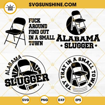 Alabama Slugger SVG Bundle, Folding Chair SVG, Alabama Brawl SVG ...