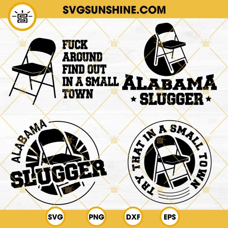 Alabama Slugger SVG Bundle, Folding Chair SVG, Alabama Brawl SVG ...
