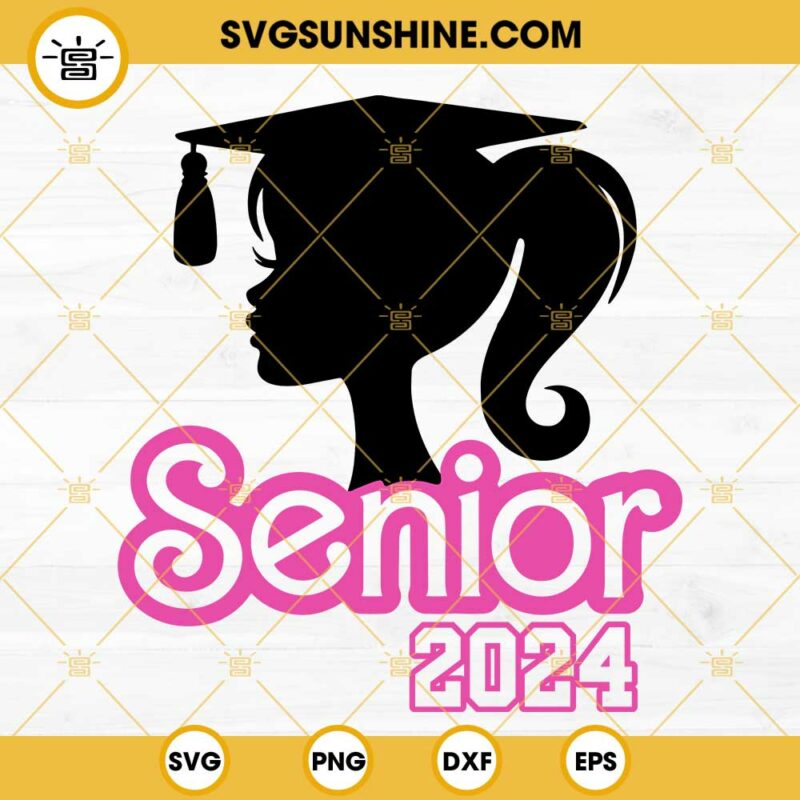 Barbie Senior 2024 SVG Bundle, Class of 2024 SVG, Senior 2024 SVG