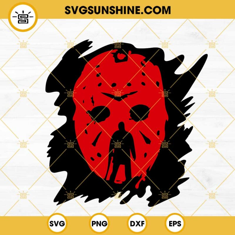 Jason Voorhees SVG, Mask Blood SVG, Friday The 13th SVG, Halloween ...