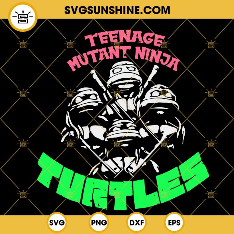 Teenage Mutant Ninja Turtles SVG, Leonardo Donatello Raphael ...