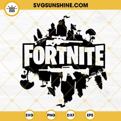 Fortnite SVG, Gaming SVG, Video Game Online SVG PNG DXF EPS Cricut Files