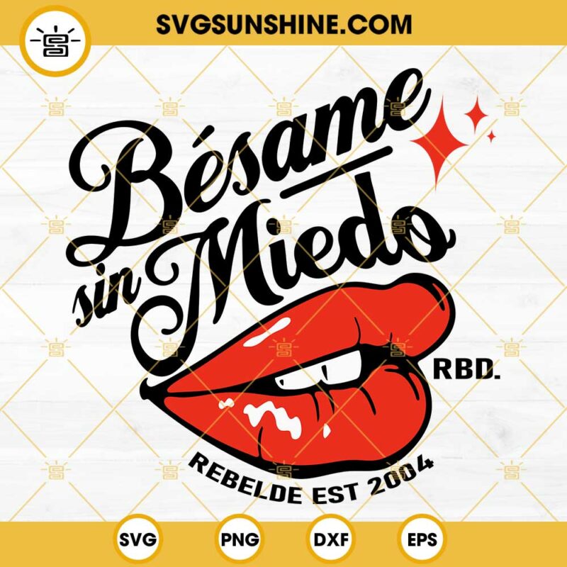 RBD Logo SVG, Rebelde SVG, Rebelde Tour 2023 SVG, Rebelde Tour Merch SVG PNG DXF EPS Files
