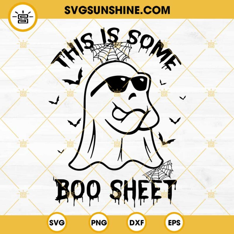 Boo Scream SVG, Witch SVG, Bats SVG, Boo SVG