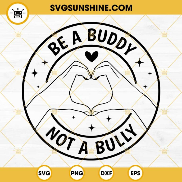 Unity Day End Bullying SVG, Anti Bullying Love Sign Language SVG PNG ...