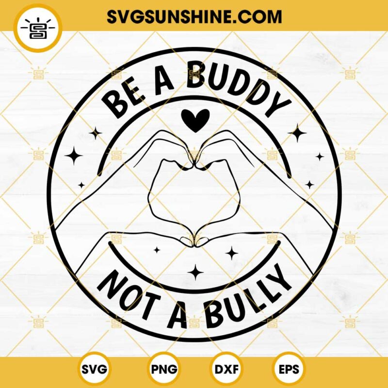 No More Bullying SVG, Unity Day SVG, Stop Bullying SVG, Anti Bully SVG ...