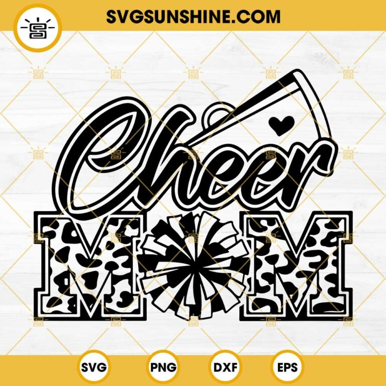In My Cheer Mom Era SVG, Cheerleading SVG, Cheer Mom Shirt SVG, Cheer ...