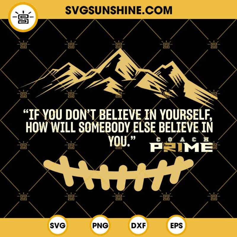 Coach Prime Colorado Buffaloes Football SVG PNG DXF EPS Files