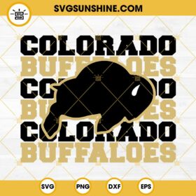 Colorado Buffaloes Football Logo SVG Bundle, Colorado Buffaloes SVG PNG ...