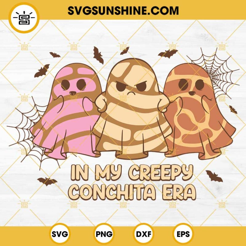 In My Creepy Conchita Era Ghost SVG, Mexican Ghost Halloween SVG, Cute ...