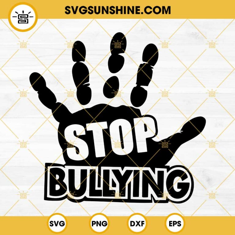 Stop Bullying SVG, Anti Bullying SVG, Unity Day SVG PNG EPS DXF Digital ...