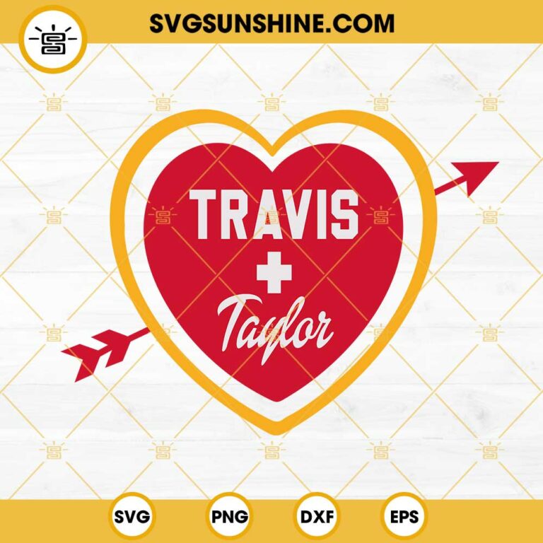 Travis and Taylor SVG, Taylor Swift x Travis Kelce SVG, Taylor Swift ...