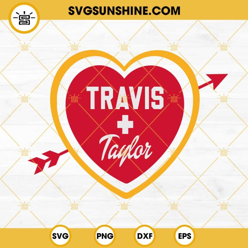 Travis and Taylor SVG, Taylor Swift x Travis Kelce SVG, Taylor Swift ...