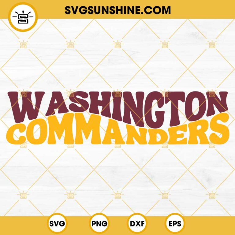 Commanders SVG, Washington Commanders SVG PNG DXF EPS Cricut Silhouette ...