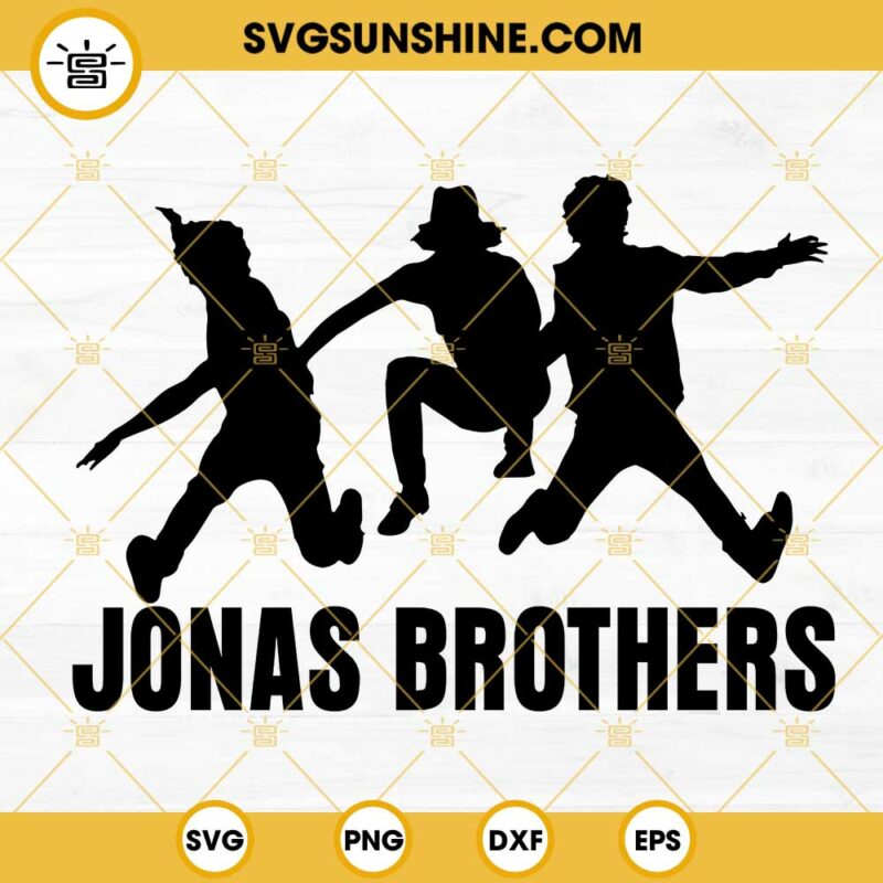 Jonas Brothers Band SVG, Nick Joe Kevin Jonas SVG, Pop Music SVG PNG ...