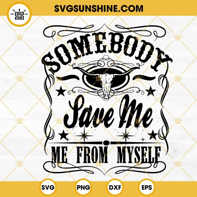 Somebody Save Me From Myself SVG, Save Me Lyrics SVG, Jelly Roll SVG ...