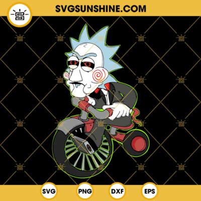 Rick Sanchez Jigsaw SVG, Horror SVG, Rick Morty Halloween Movie SVG PNG ...
