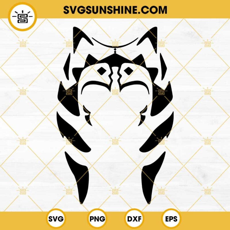 Ahsoka Tano Vector SVG PNG DXF EPS Cricut