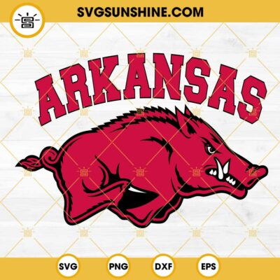 Arkansas Razorbacks Logo SVG PNG DXF EPS Cut Files