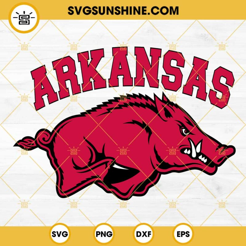 Arkansas Razorbacks Logo SVG PNG DXF EPS Cut Files