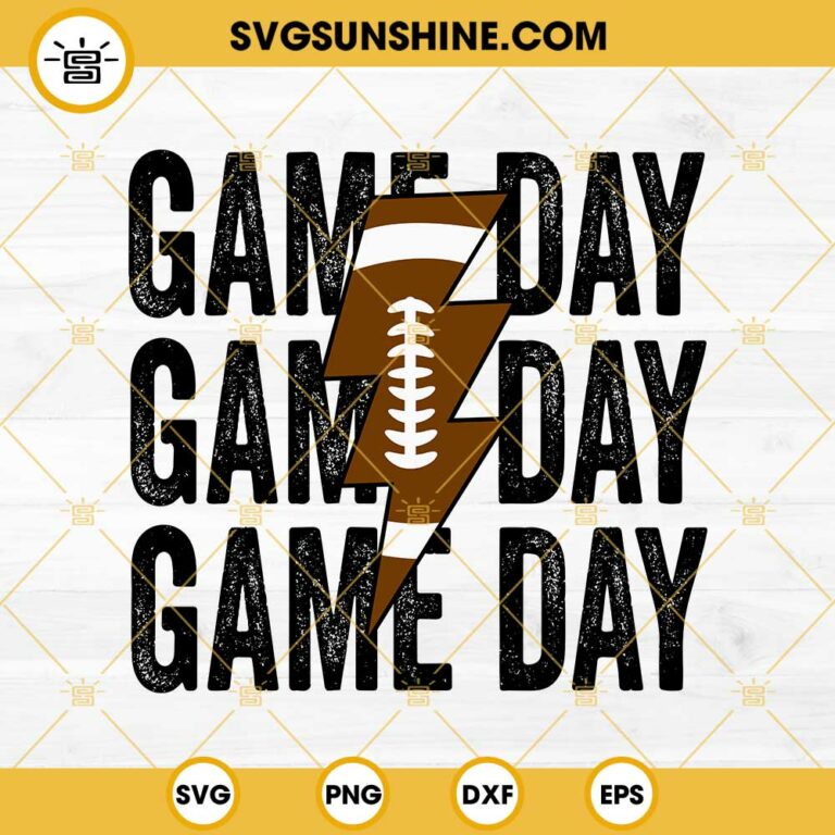 Game Day Football SVG, Game Day SVG, Football SVG
