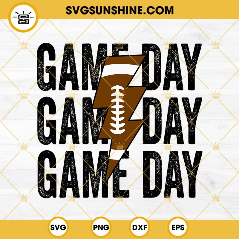 Game Day Football SVG, Game Day SVG, Football SVG