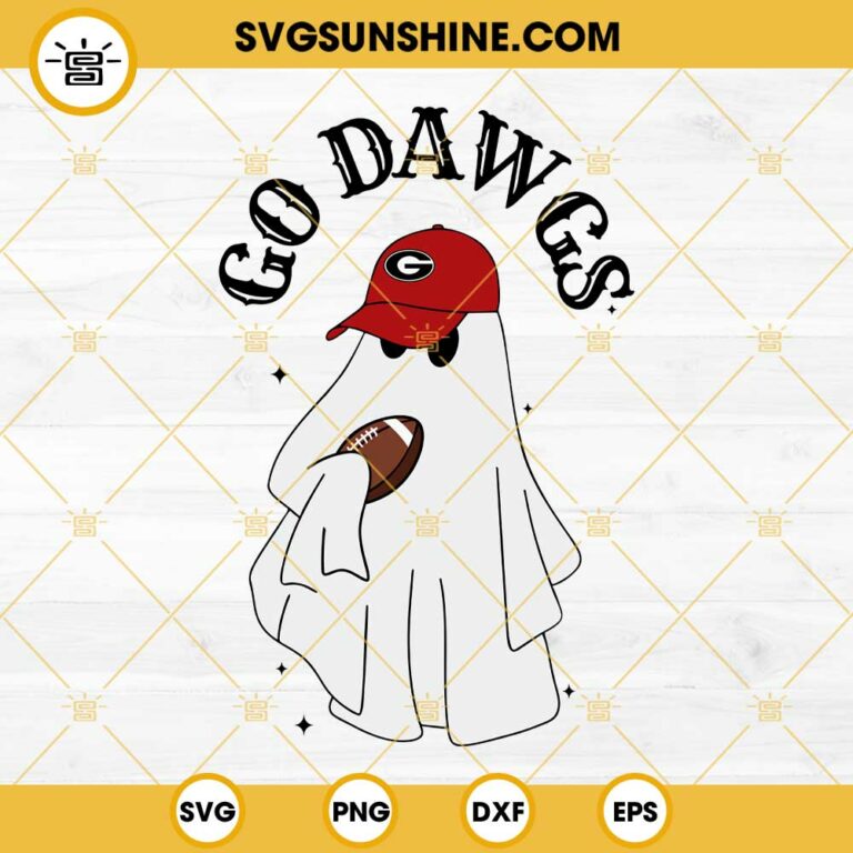 Go Dawgs Boojee Ghost SVG, Georgia Bulldogs Football Ghost Halloween ...