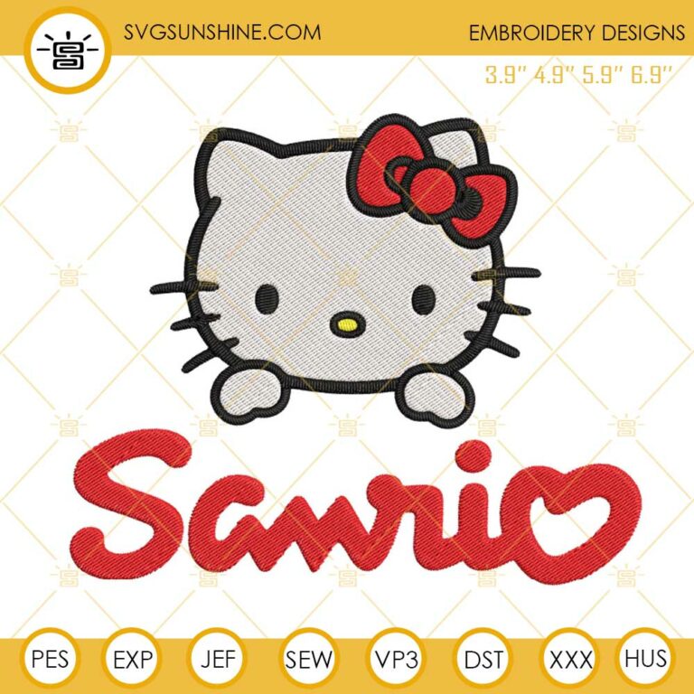 Hello Kitty Sanrio Embroidery Designs