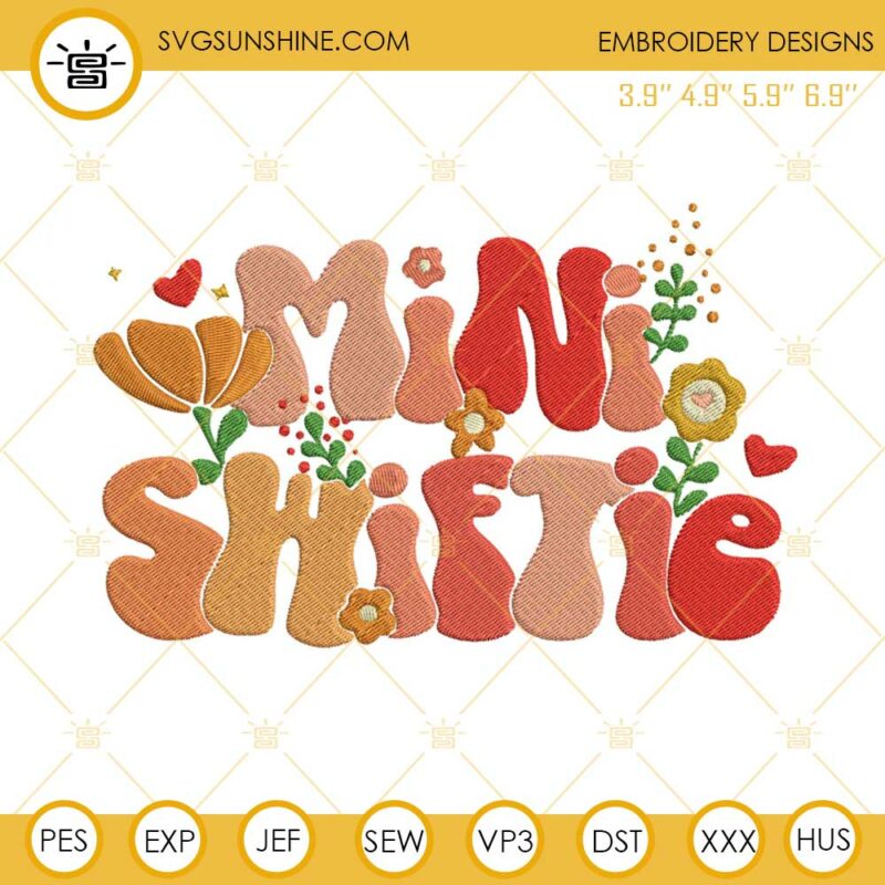 Mini Swiftie Embroidery Files, Taylor Swift Fan Embroidery Designs