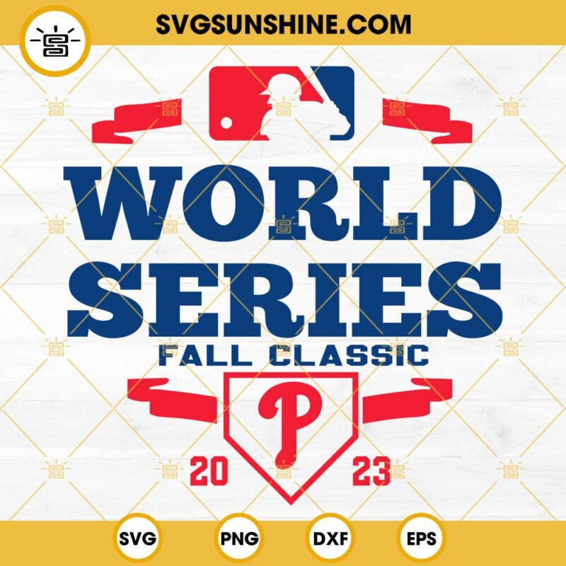 Philadelphia Phillies World Series 2023 SVG Cut Files