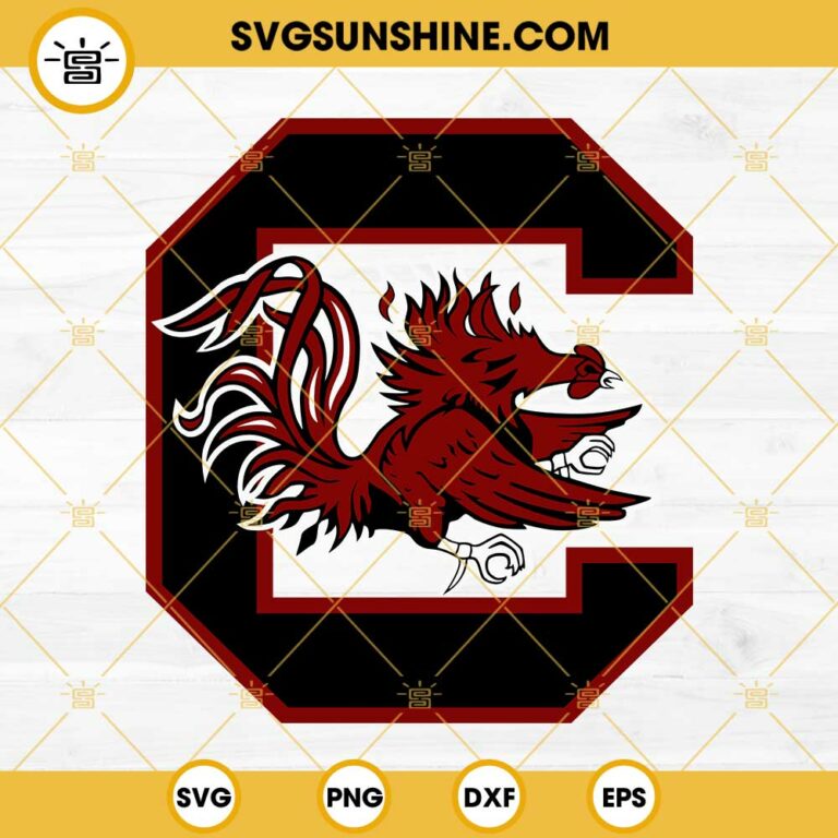 South Carolina Gamecocks Logo SVG PNG DXF EPS Cut Files