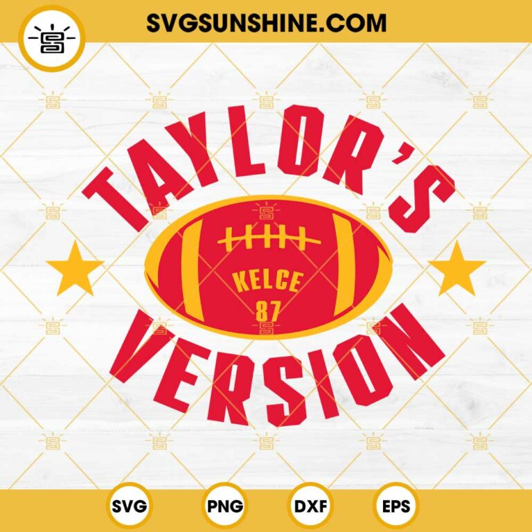 Taylor's Version Kelce 87 SVG, Taylor Swift Travis Kelce SVG PNG DXF ...