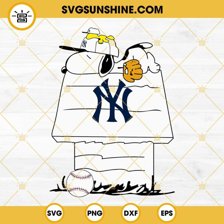 Snoopy New York Yankees SVG, New York Yankees Logo SVG