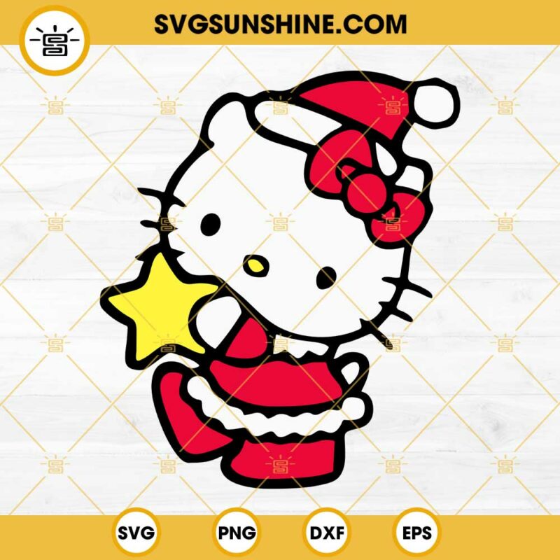 Hello Kitty Stocking Christmas SVG, Hello Kitty Christmas SVG, Stocking ...