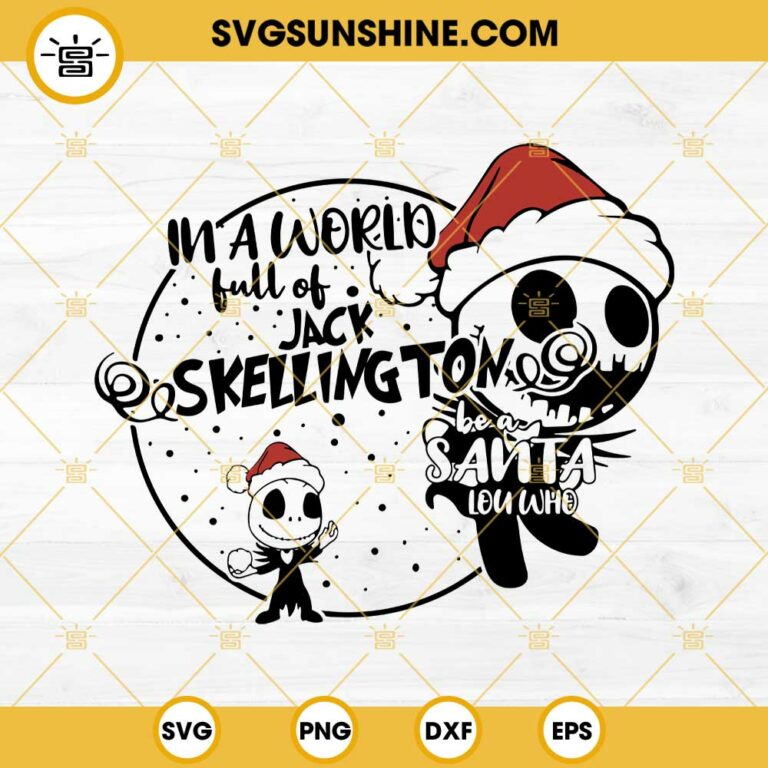 Jack And Sally Christmas SVG, Santa Jack Skellington SVG, Sally Santa ...